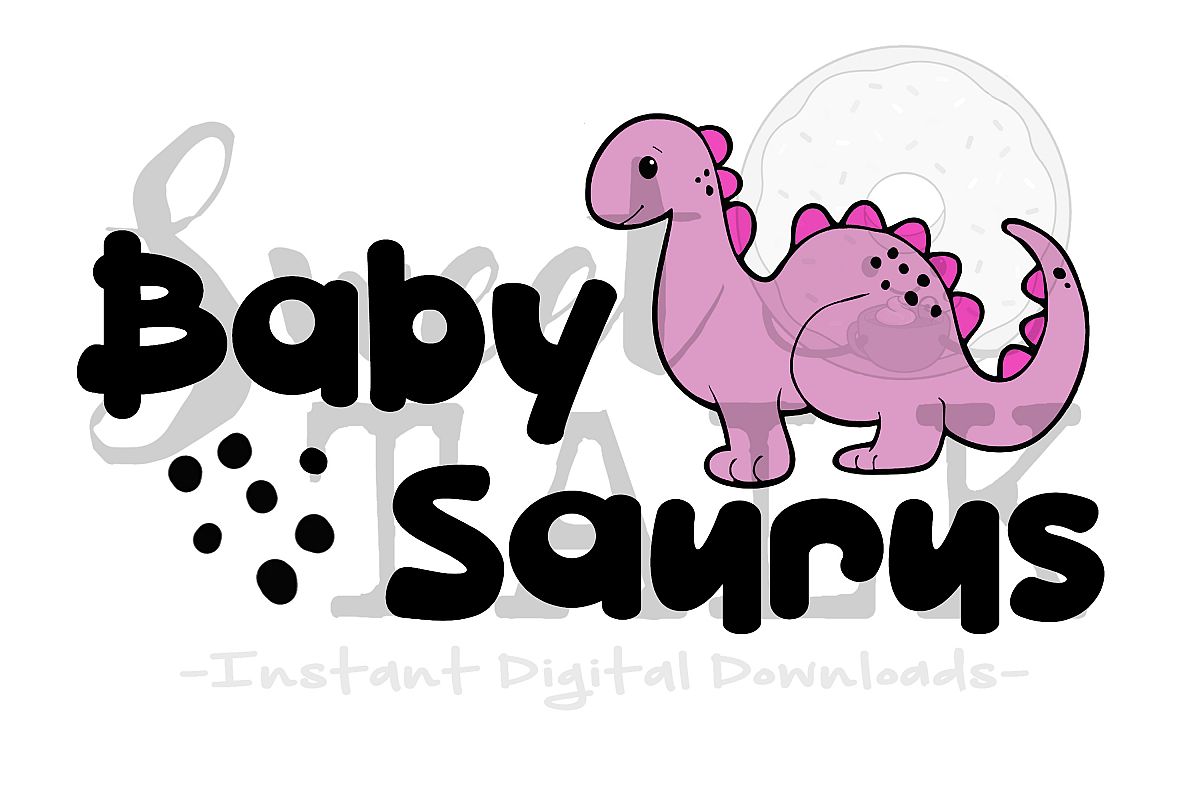 Baby Saurus -svg,dxf,png,jpg, Instant Digital Download (72534 ...