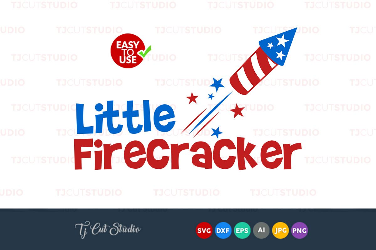 Firecracker svg, Little firecracker svg, 4th of July svg, Files for ...
