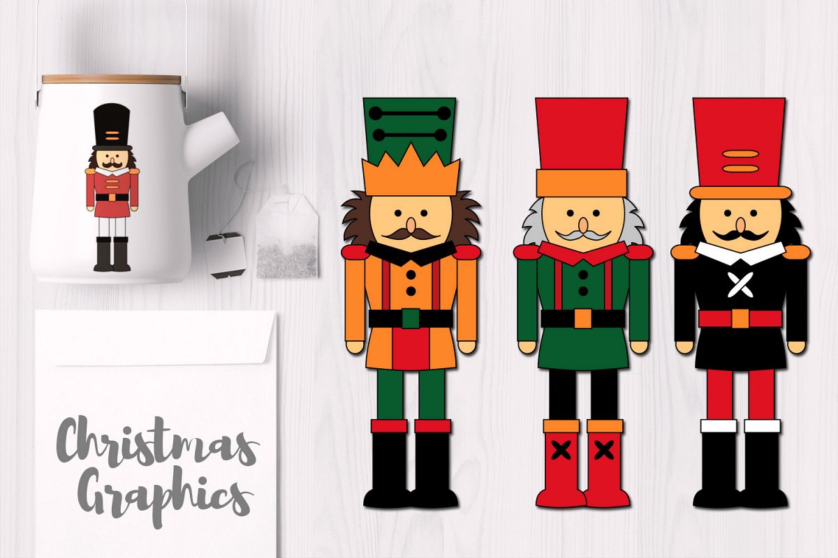 Christmas Nutcrackers Graphics and Illustrations (149968 ...