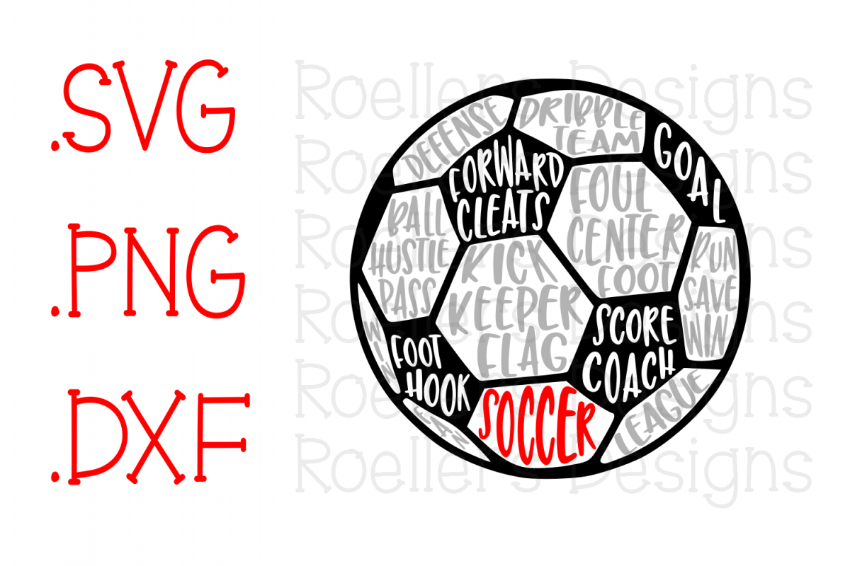 Soccer SVG, Soccer Ball Svg, SVG, Dxf, Png, Cricut, Silhouette, Soccer ...