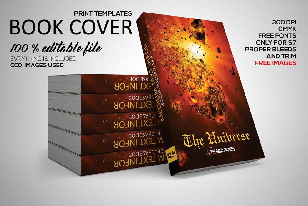 Blank Book Cover Template Free Download Book Cover Template Book 