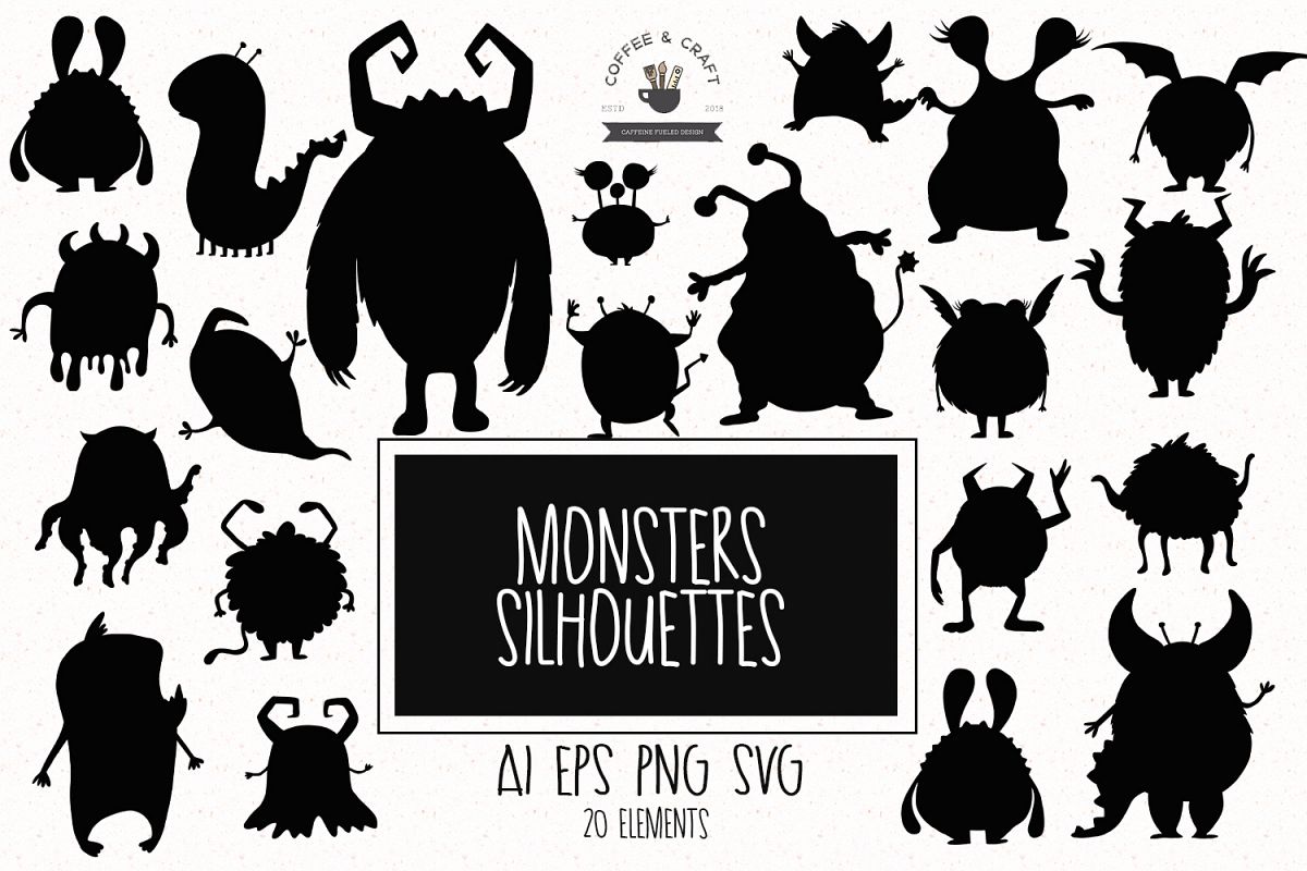Monsters silhouettes