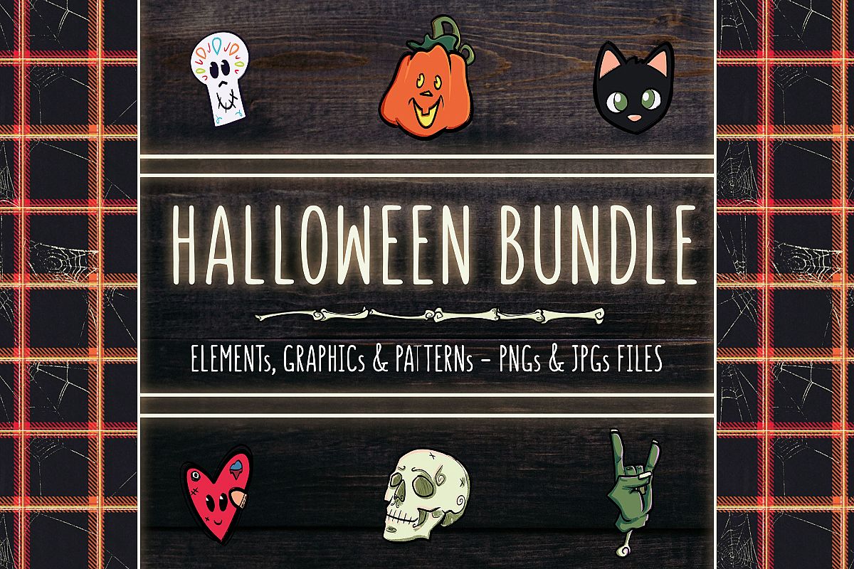 HALLOWEEN BUNDLE - Illustrations and Patterns