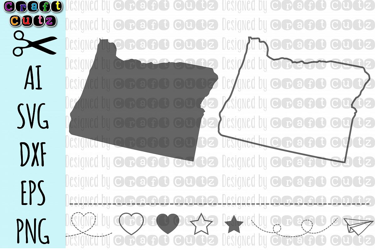OREGON svg, State svg Files, Oregon Vector, United States svg, State ...