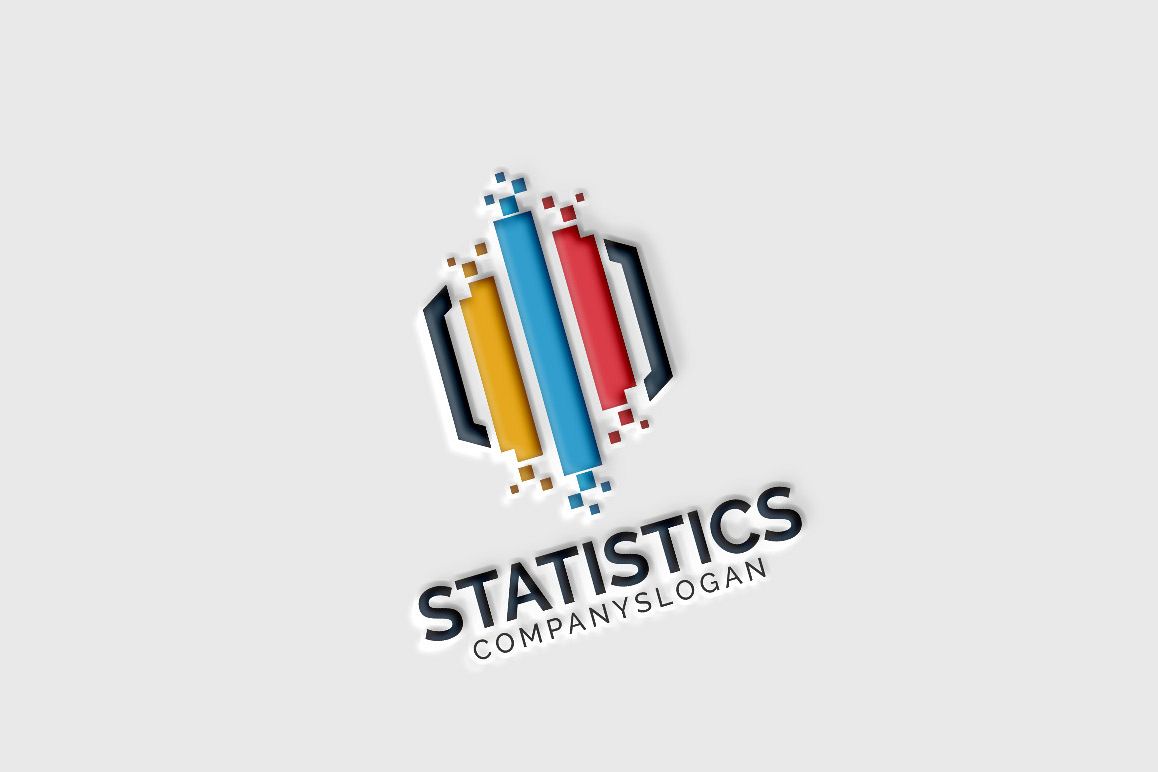 Pixel Statistics Logo (290892) | Logos | Design Bundles