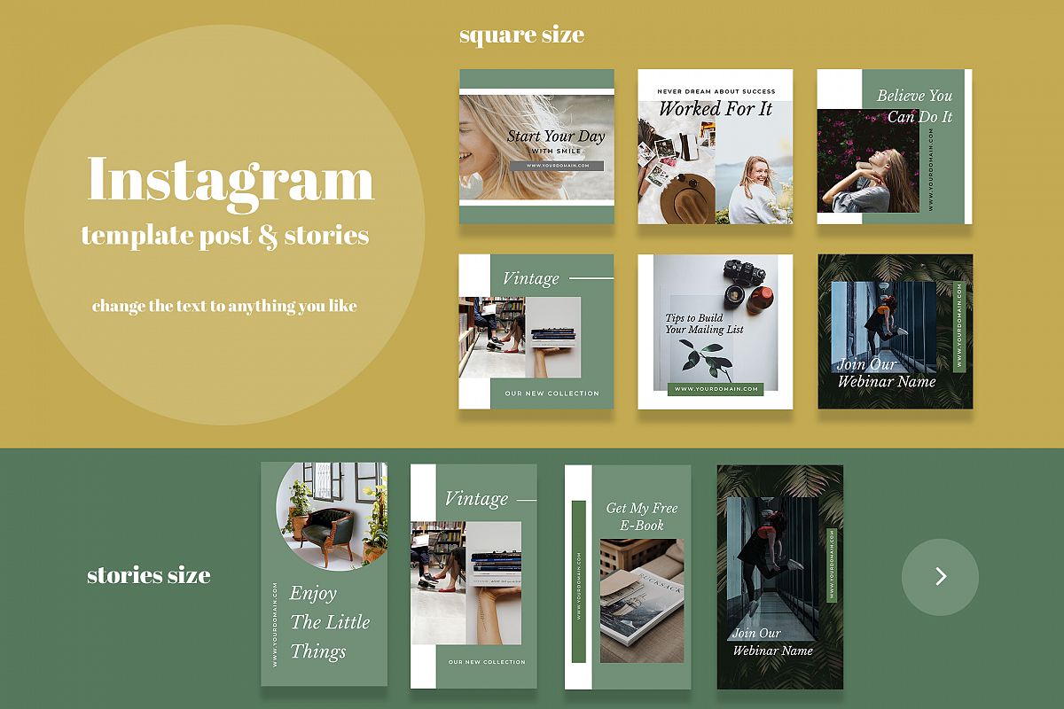 Instagram Post & Stories Templates
