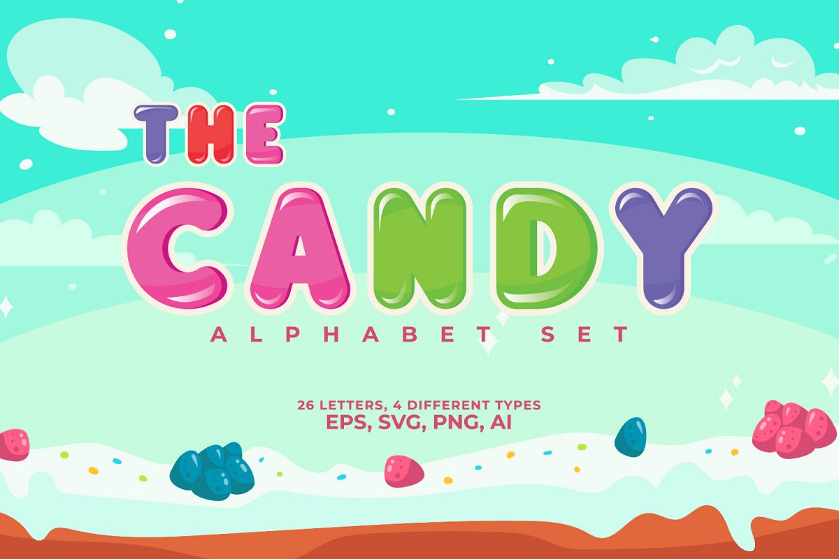 The Candy Alphabet Set