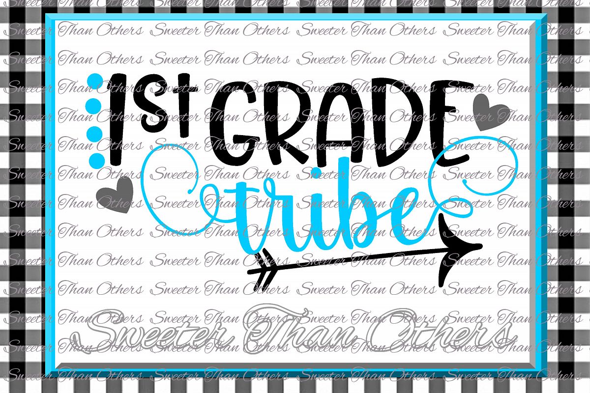 1st Grade Tribe svg, FirstGrade svg, Teacher Svg (26432) | SVGs ...