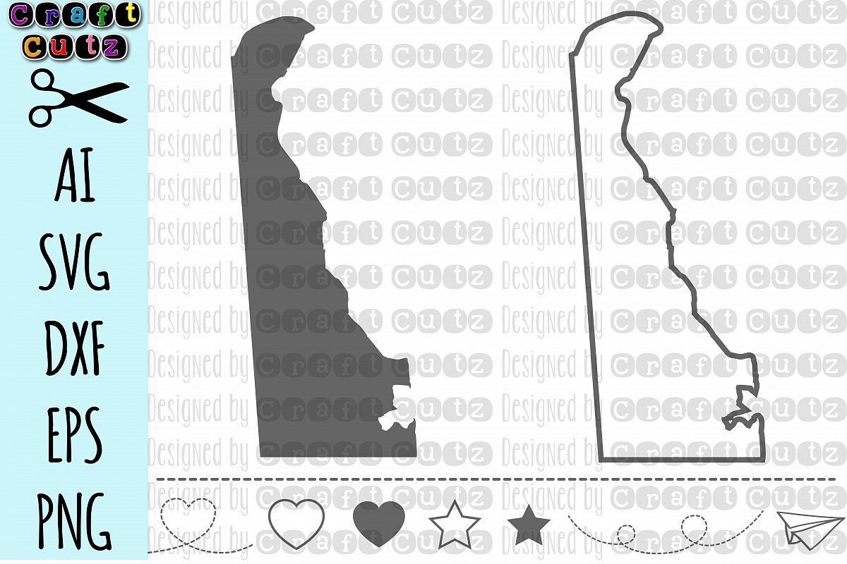DELAWARE svg, State svg Files, Delaware Vector, United States svg ...