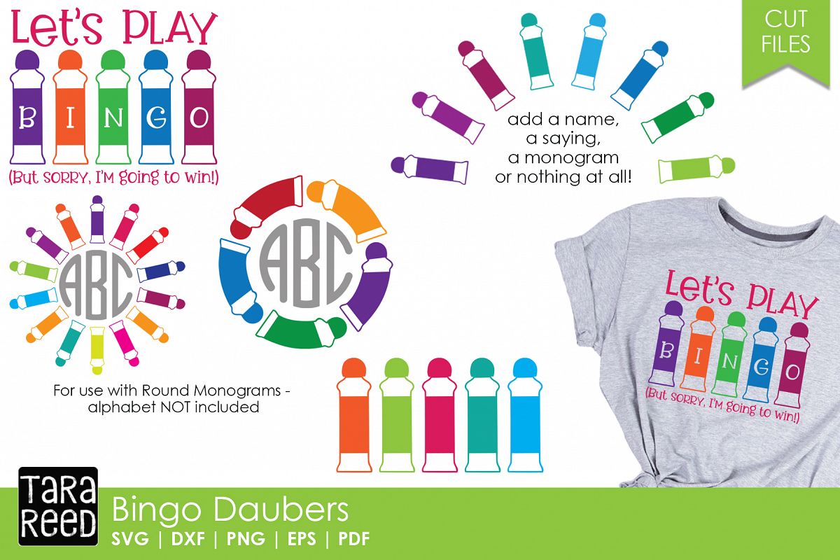 Bingo Daubers - Bingo SVG and Cut Files for Crafters (318981) | Cut ...