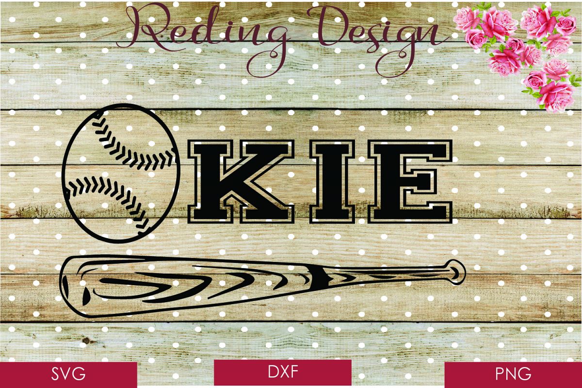 Okie Baseball SVG DXF PNG Digital Cut Files (76022) | SVGs | Design Bundles
