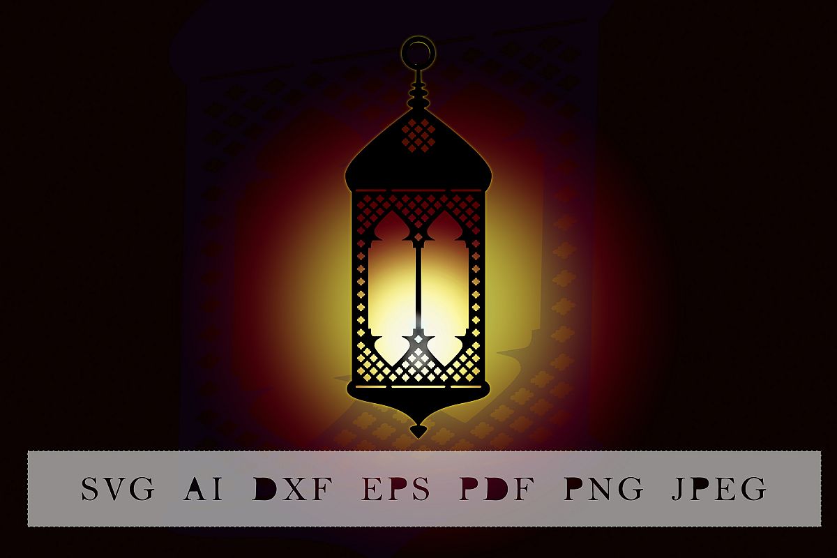 Muslim lantern on ramadan, islamic home decor (517485) | Illustrations ...