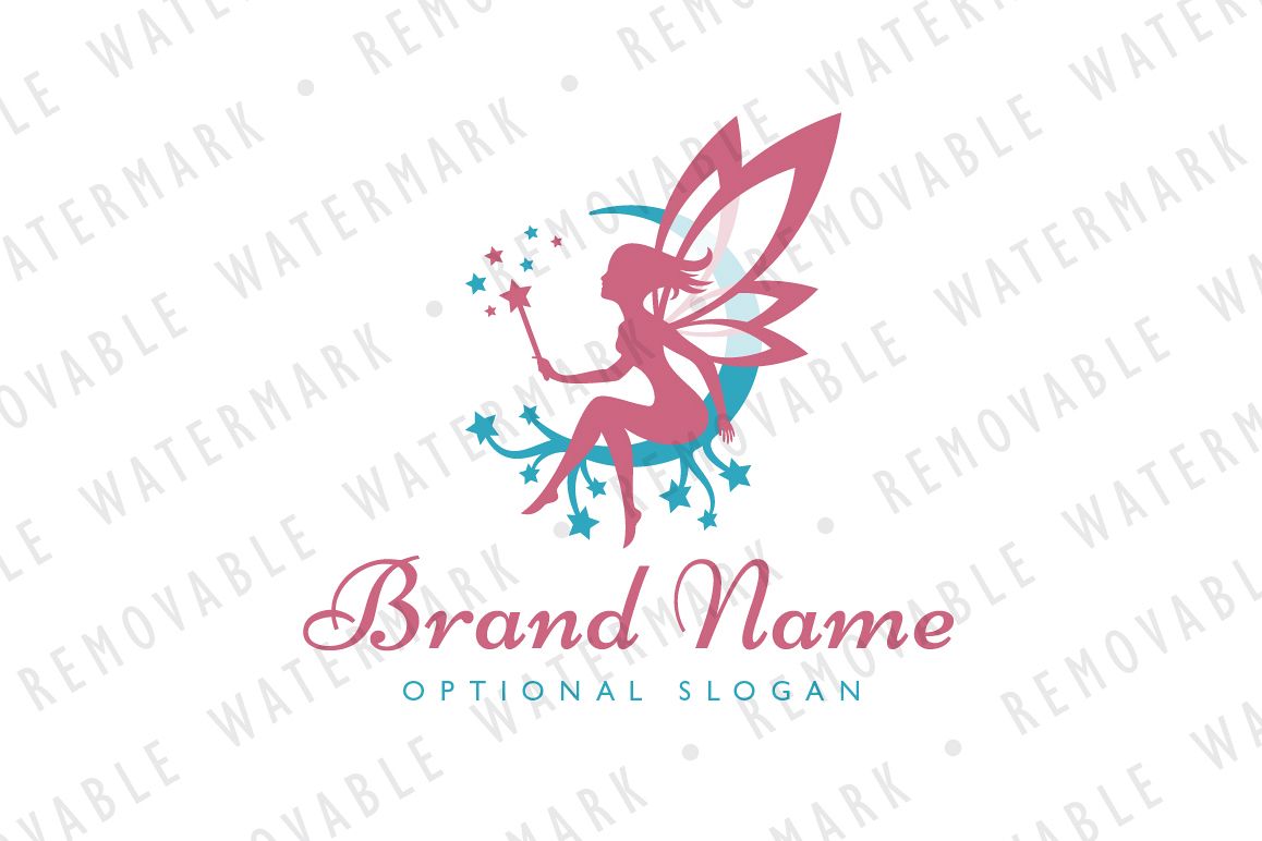 Magical Fairy Logo (188810) | Logos | Design Bundles