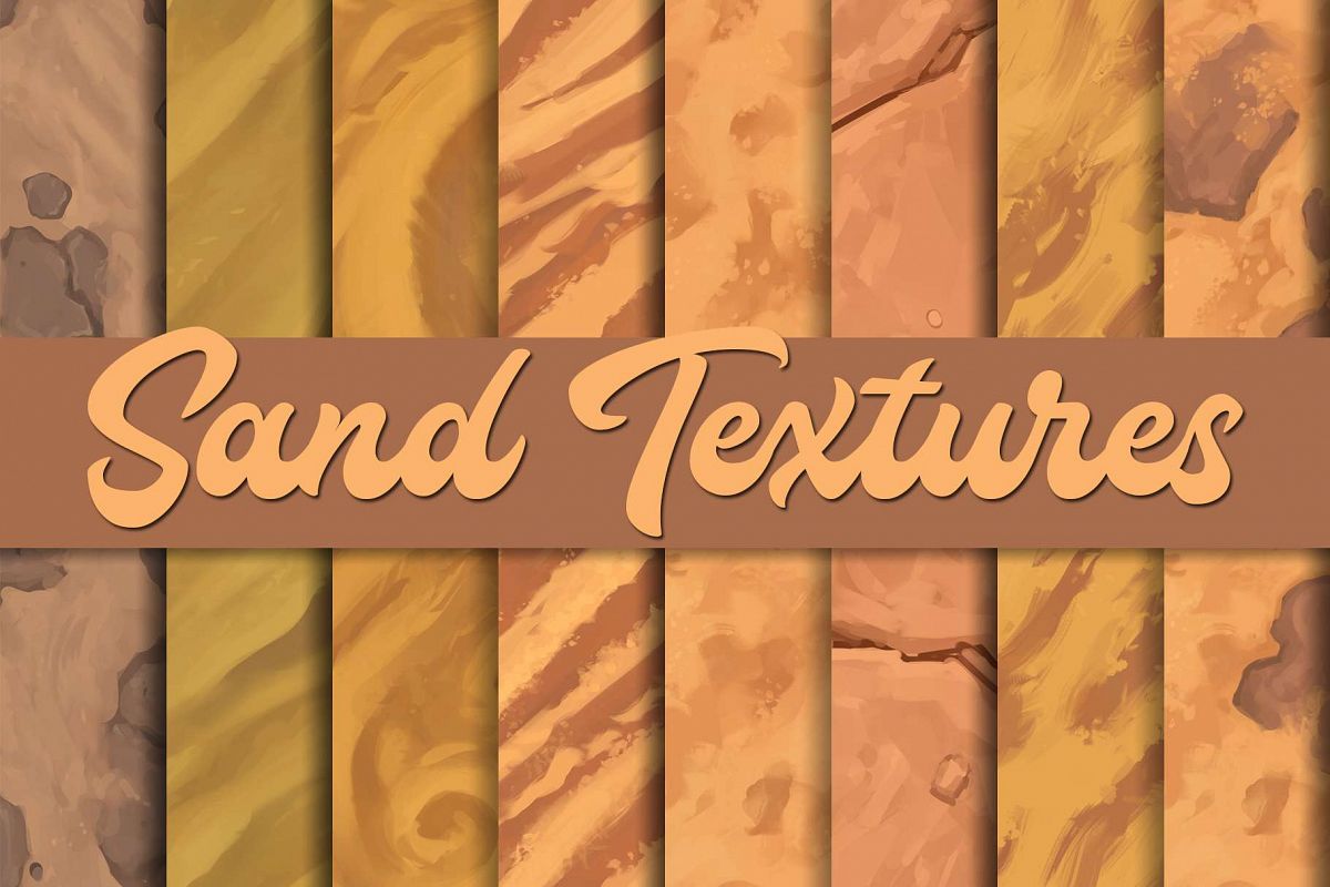 Hand-painted sand textures |Tileable Hand-painted sand textures |Tileable