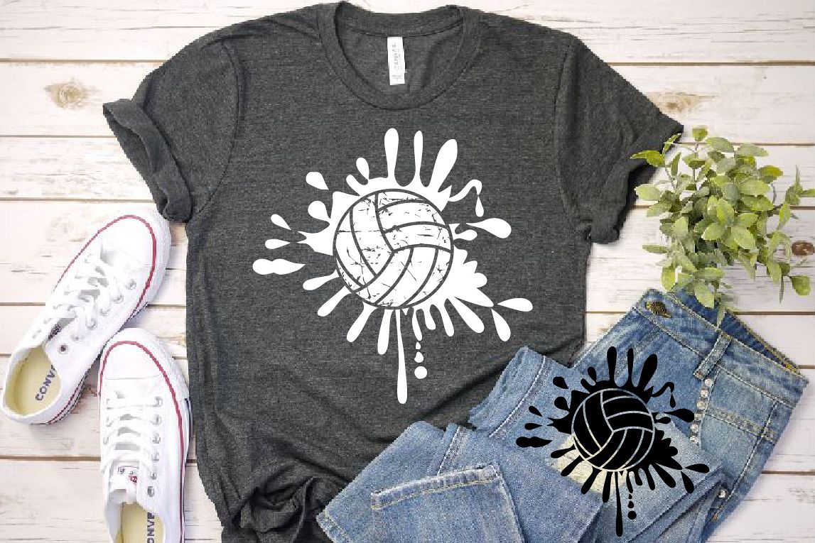 Splatter Volleyball ink svg Blood Splash valentine's 1176s (191257 ...