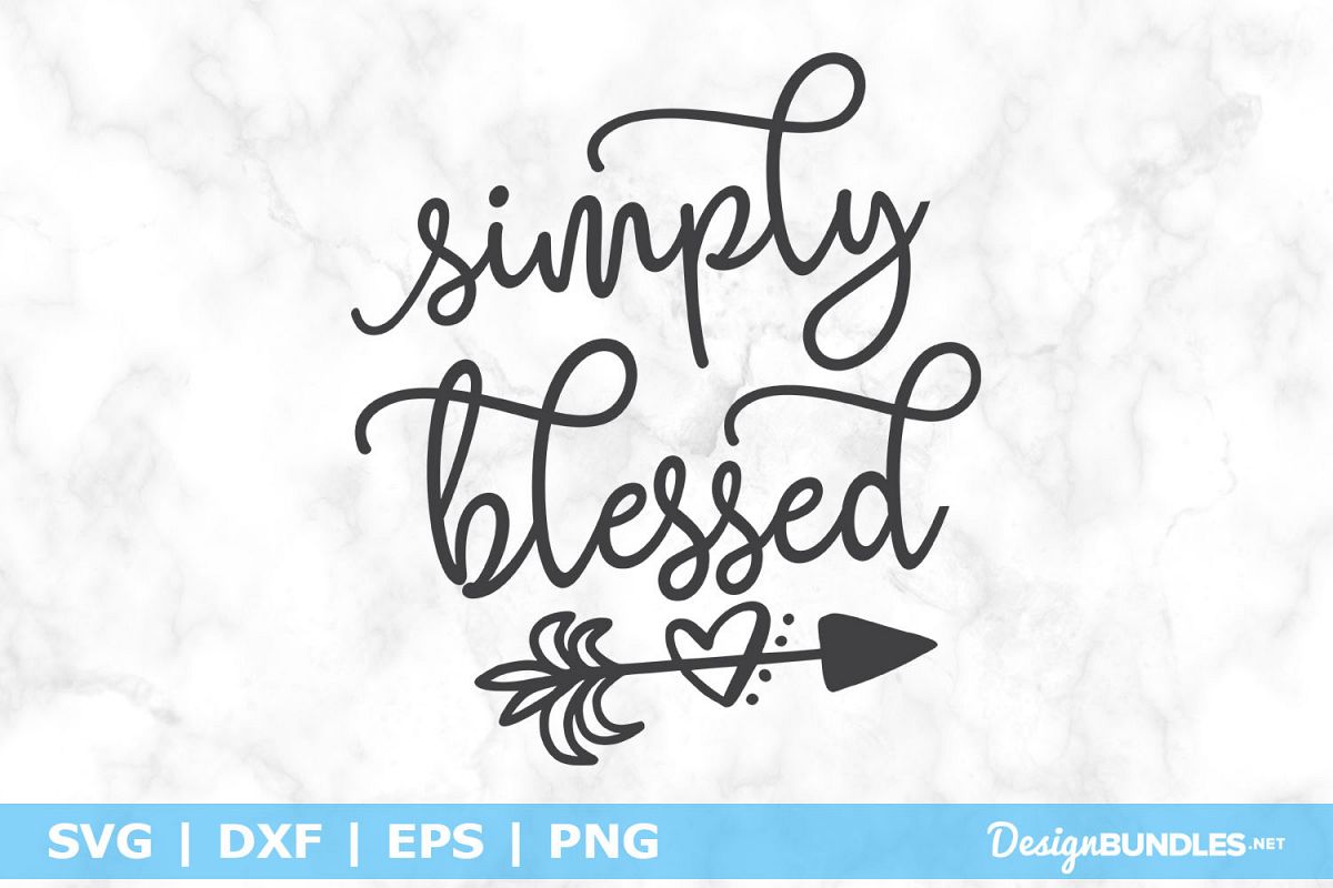 Simply blessed SVG File