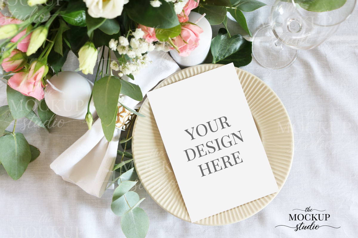 Card Mockup, Wedding Invitation Mockup, Stationary Mockup (294806 ...