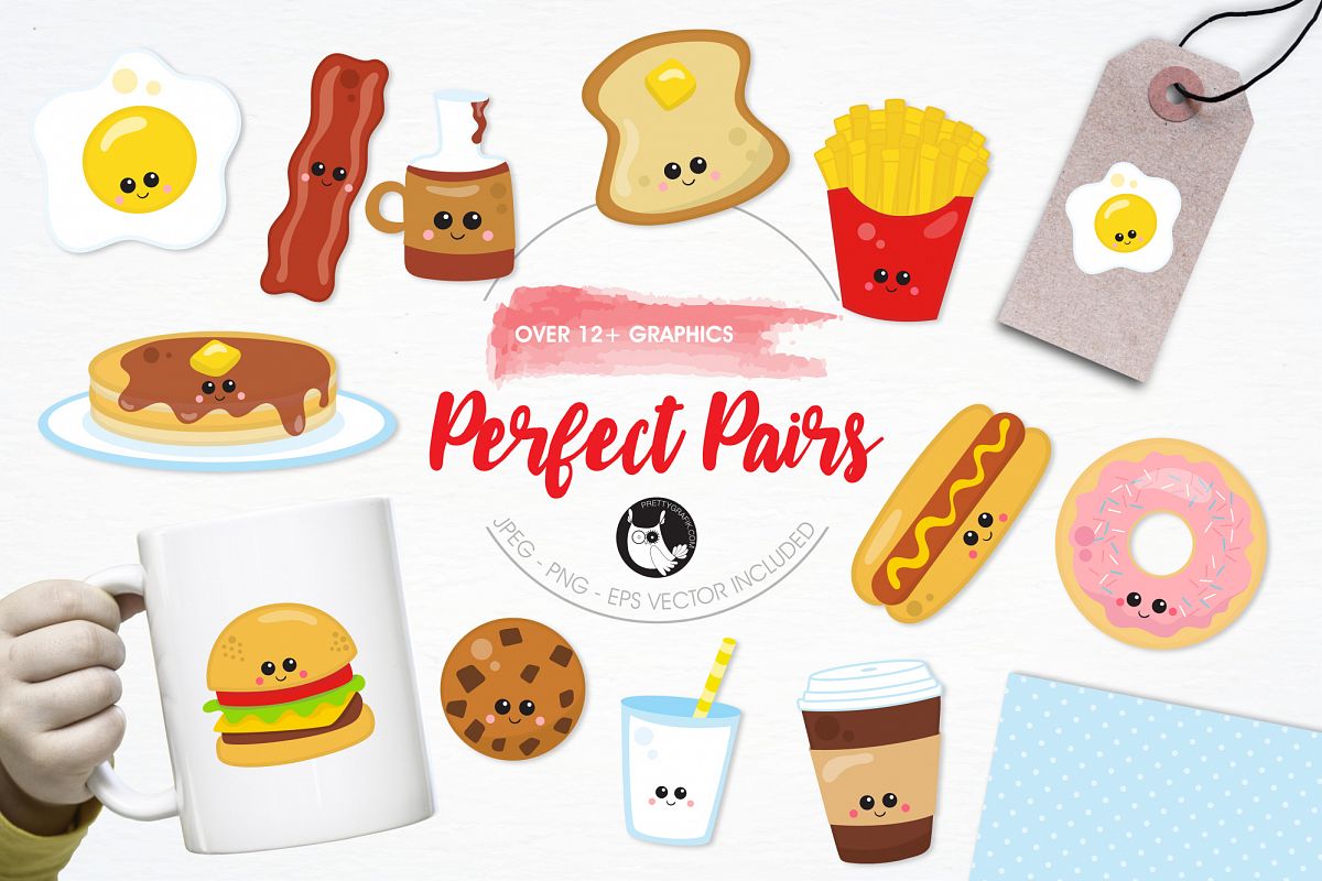 Perfect Pairs graphics and illustrations