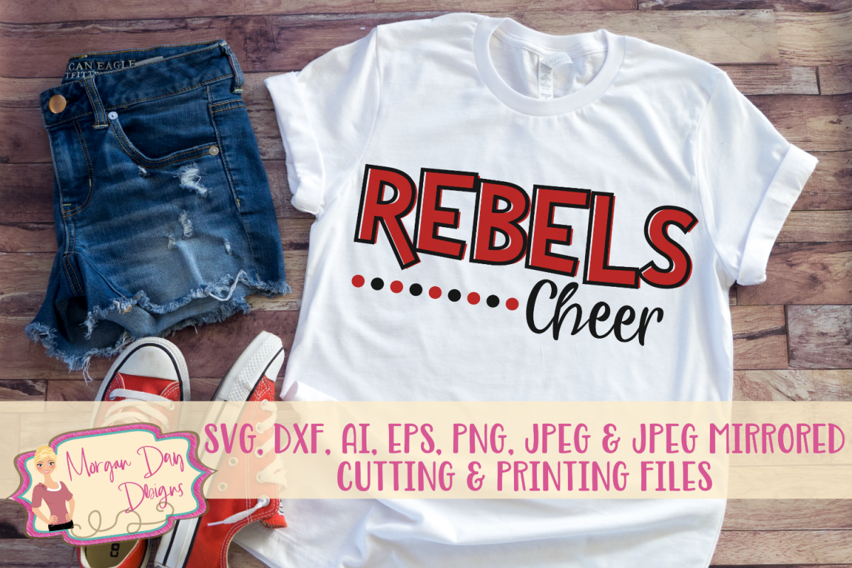 Rebels Cheer SVG, DXF, AI, EPS, PNG, JPEG