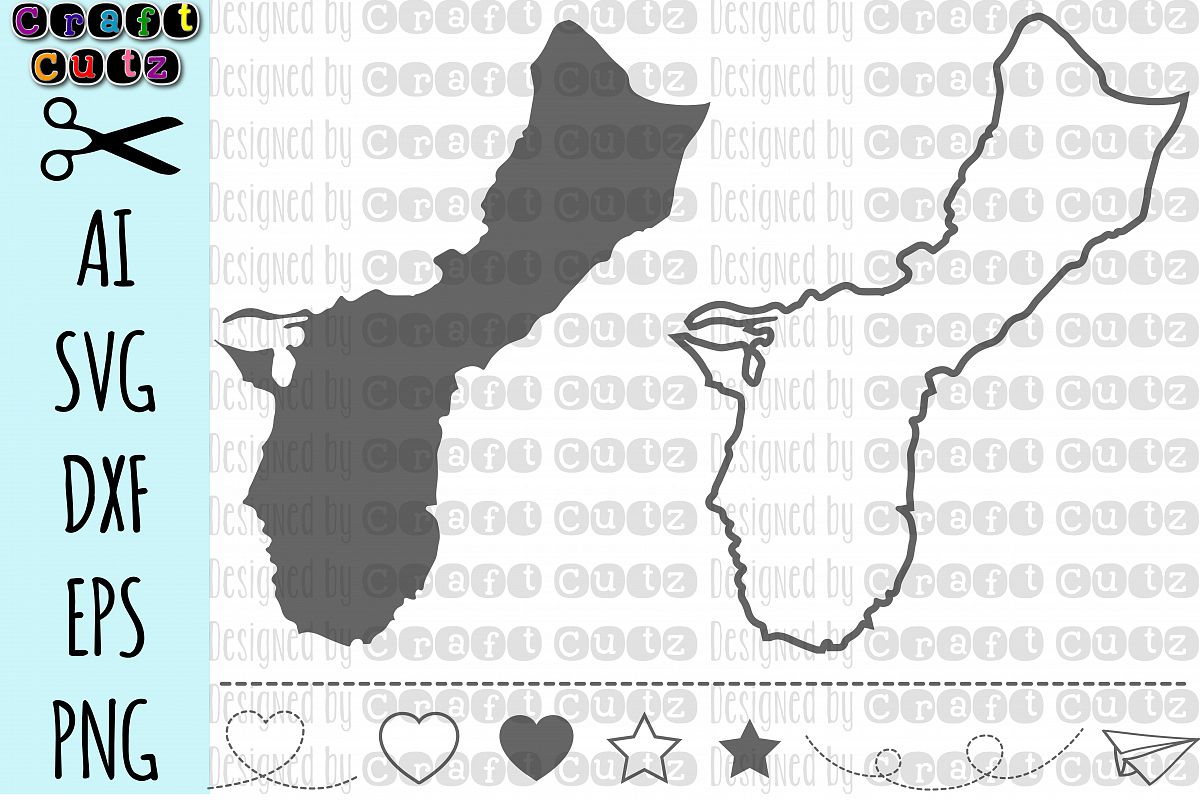 GUAM svg, State svg Files, Guam Vector, United States svg, State Clip ...