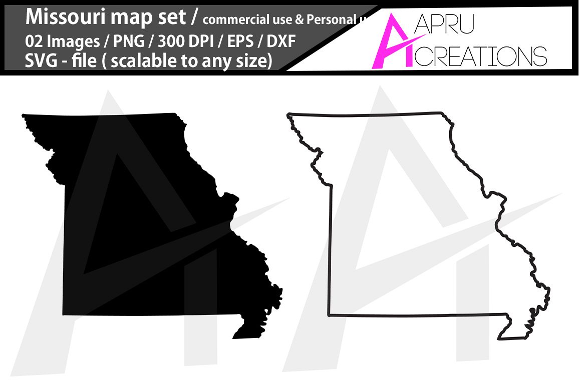 missouri map/ missouri map outline svg