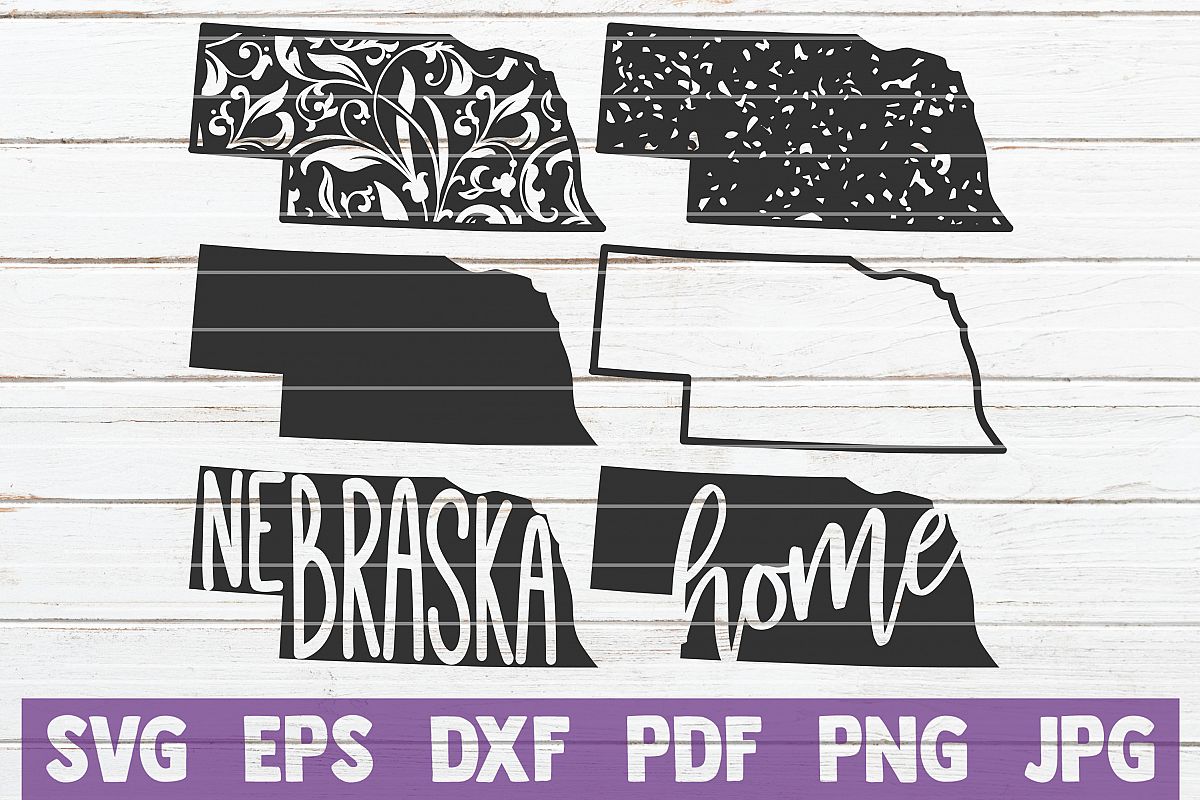 Nebraska State SVG Cut File | commercial use (268020) | Cut Files ...