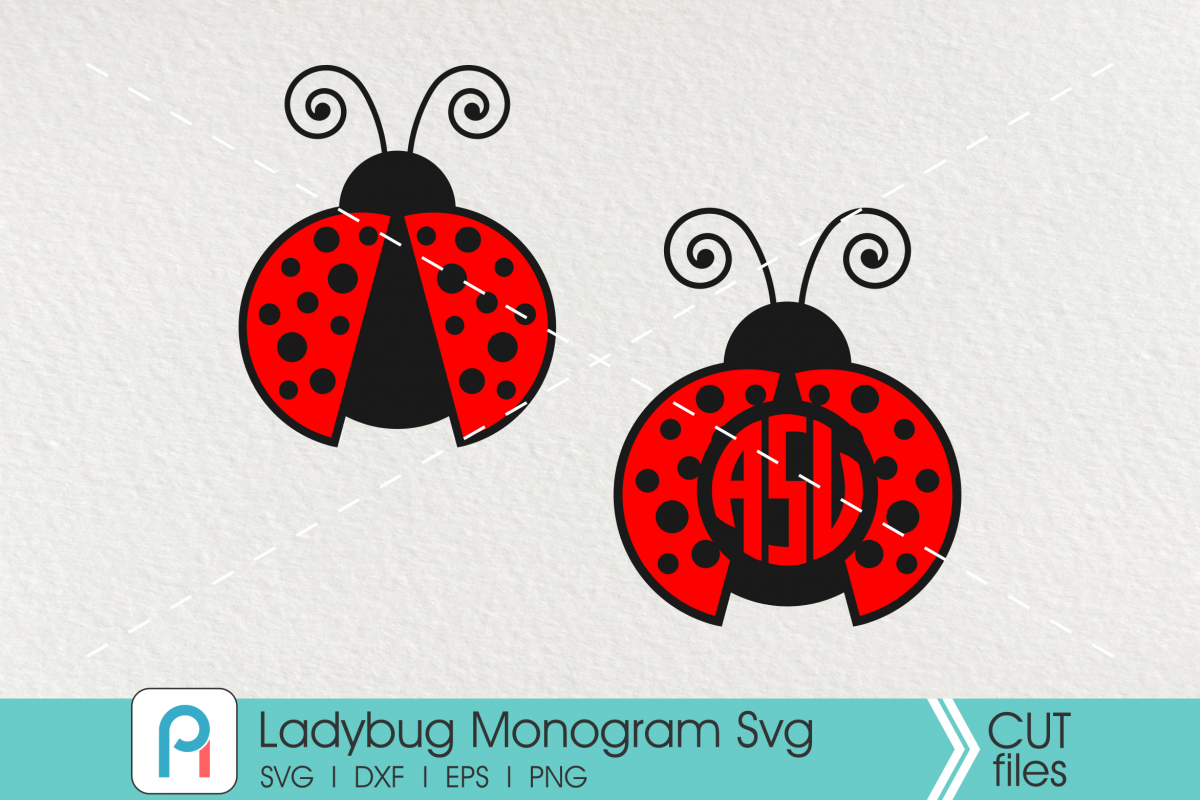 Ladybug Svg Ladybug Monogram Svg Ladybug Clip Art