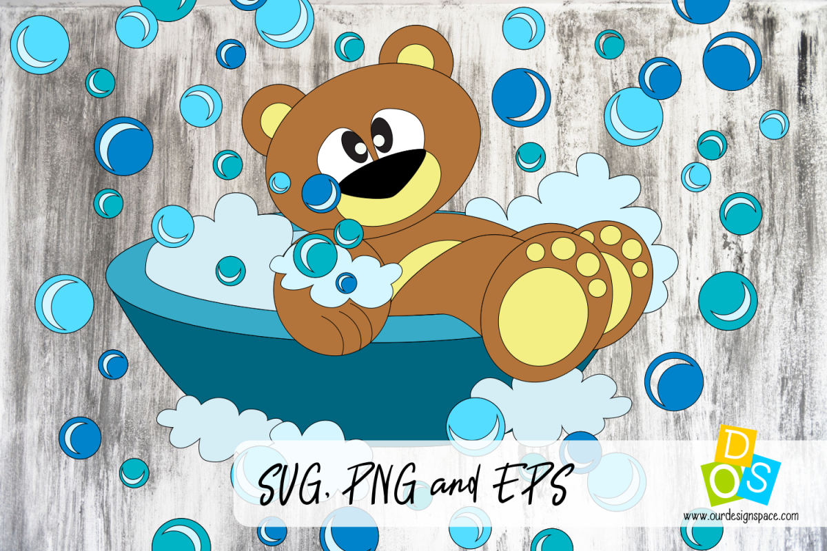 Bath Time SVG, EPS and PNG (116281) | SVGs | Design Bundles