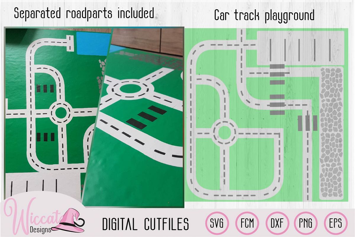 Car track, Road map, Car playground, boys design, road parts (314690 ...