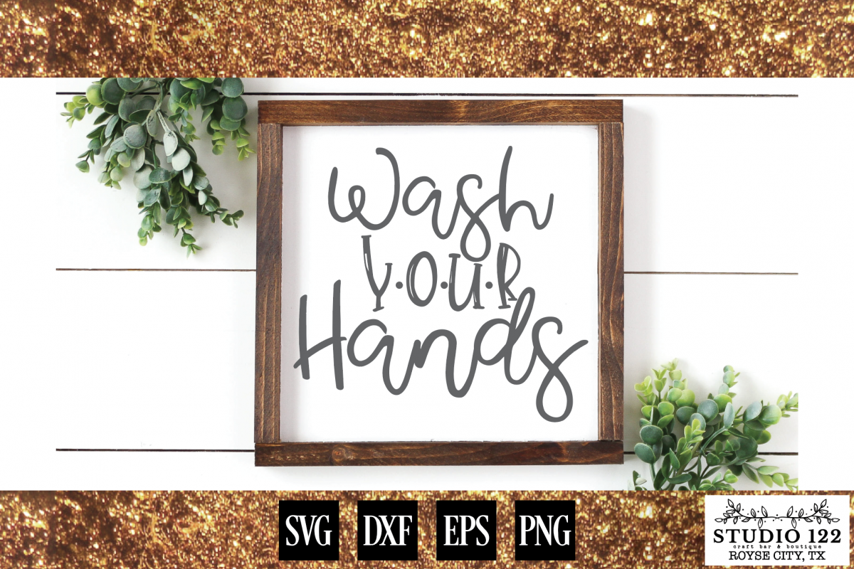 Wash Your Hands Bathroom Sign