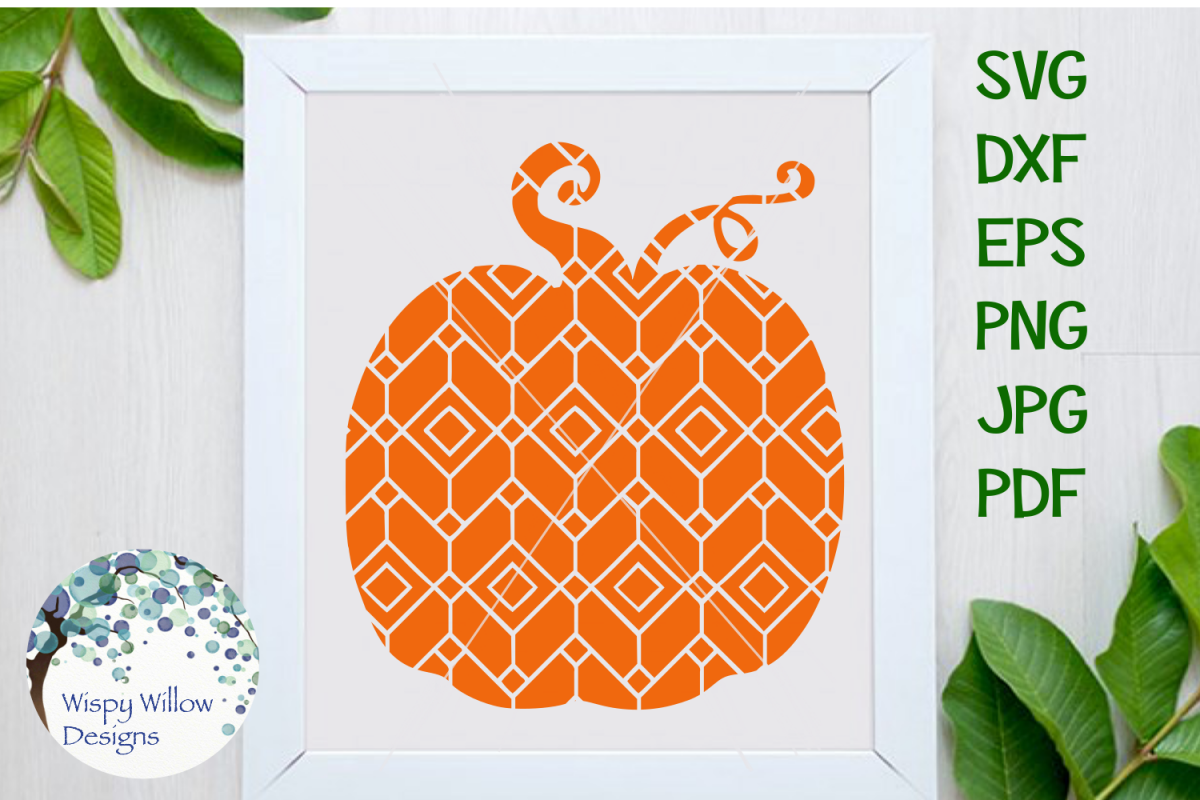 Pumpkin Geometric Cut File