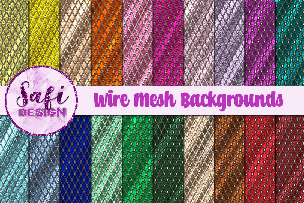 Wire Mesh Backgrounds
