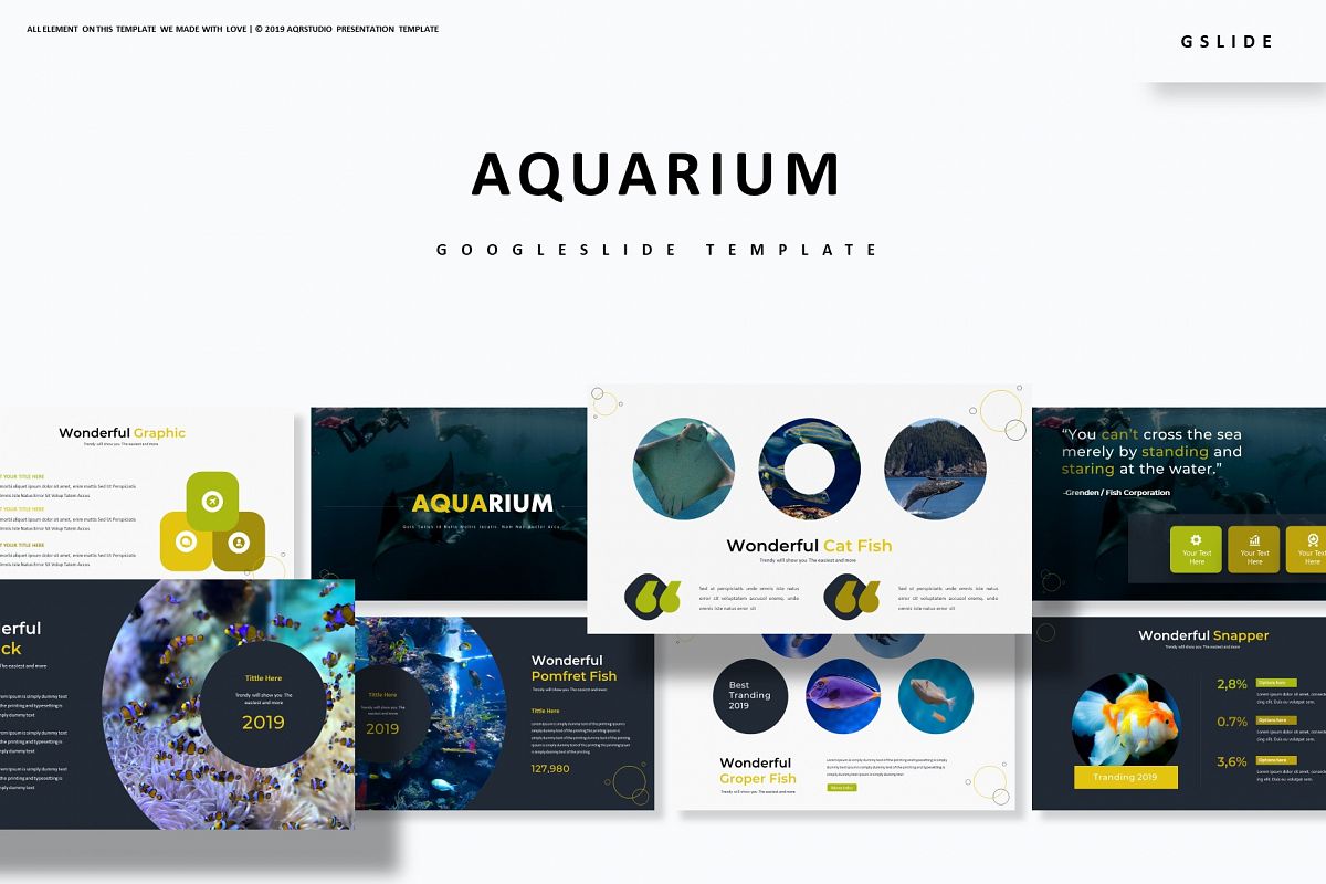 Aquarium - Google Slides Template (335591) | Presentation Templates ...