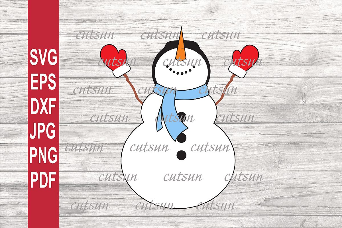 Snowman SVG | Snowman clipart | Christmas SVG