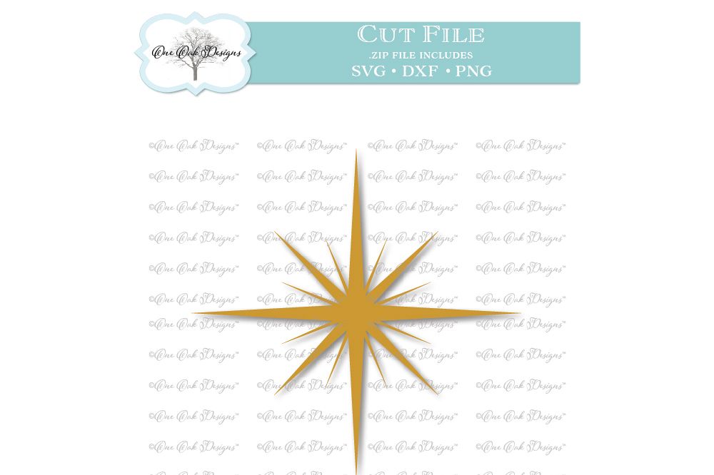 Star SVG DXF PNG