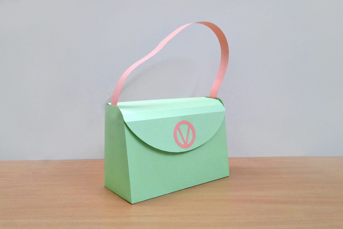 DIY Handbag - 3d papercraft (111290) | Printables | Design Bundles