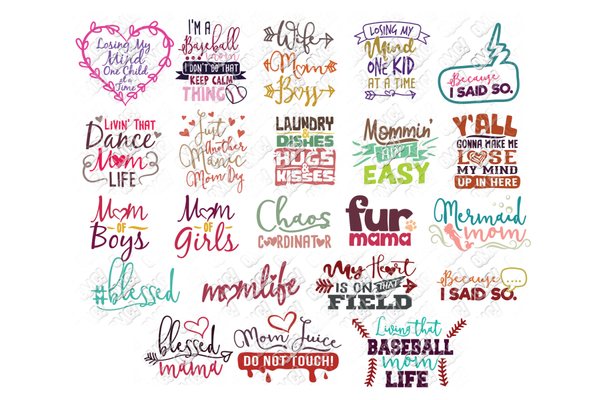 Mom Life SVG Bundle
