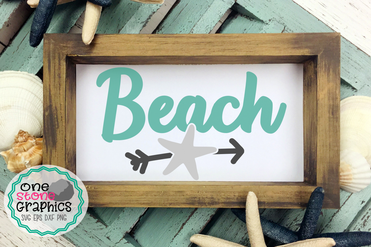 Beach sign svg,beach svg,beach with starfish svg
