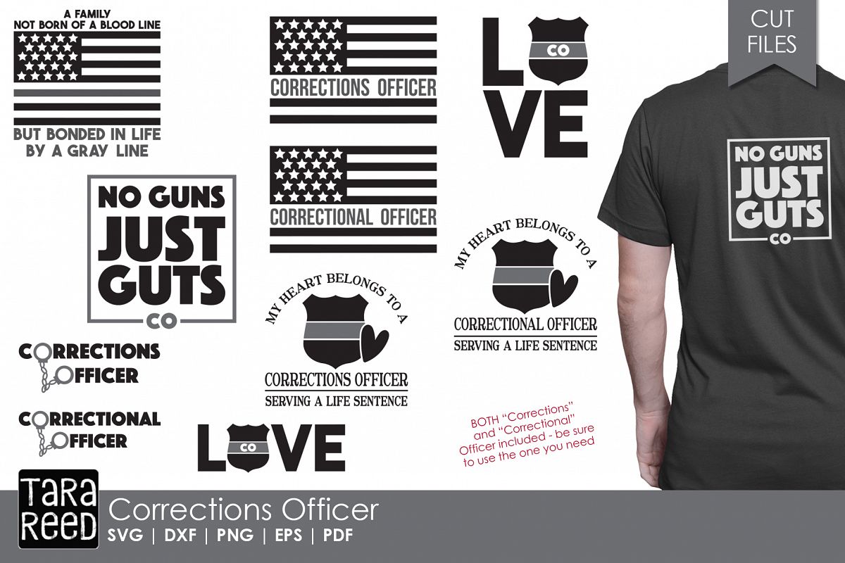 Corrections Officer - SVG & Cut Files for Crafters