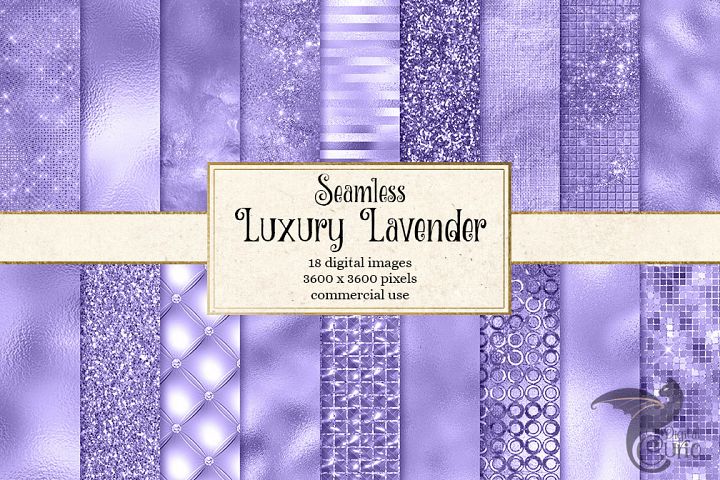 Luxury Lavender Textures (122208) | Patterns | Design Bundles