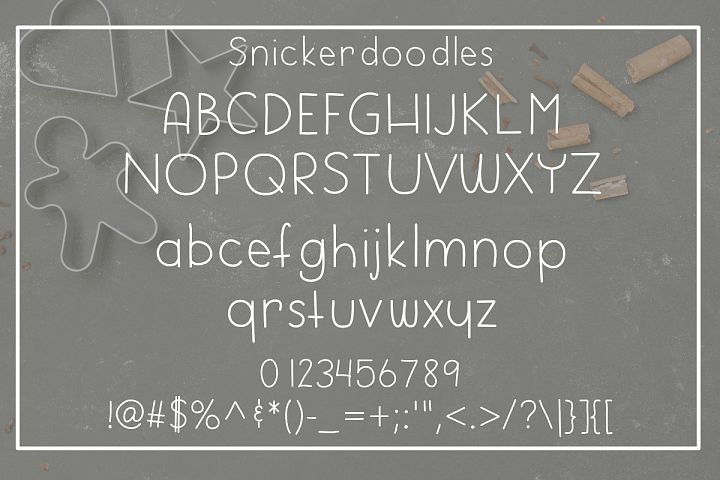 Snickerdoodles Font