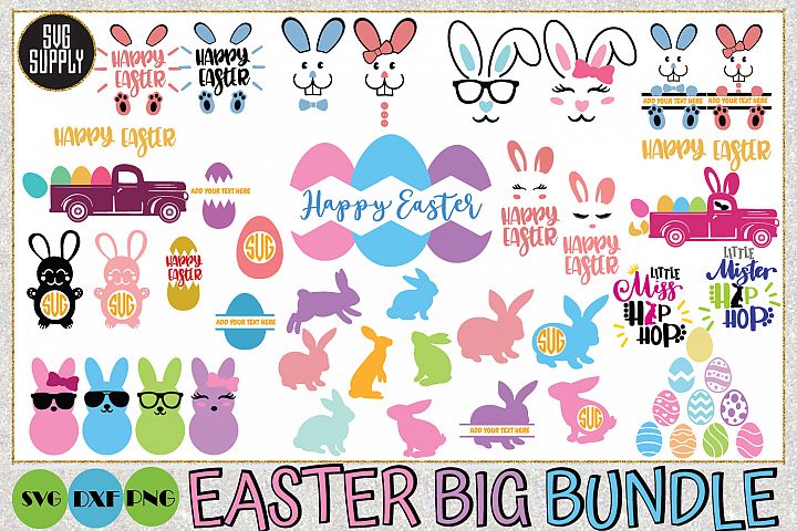 Easter Big Bundle SVG Cut File
