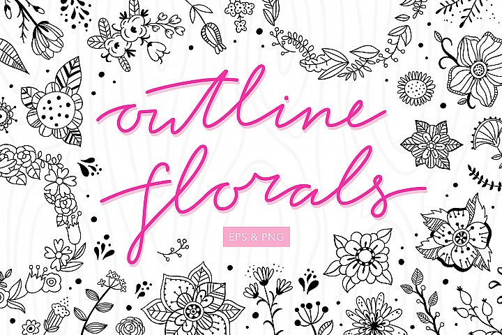 Outline Florals
