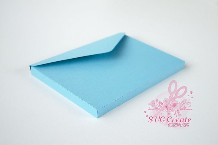 Envelope template box thick svg cut file paper cut photo