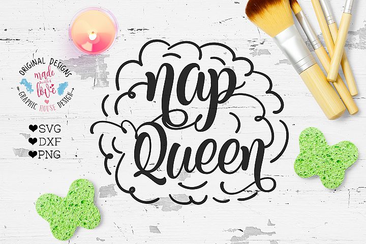Nap Queen Cutting File SVG, DXF, PNG (27618) | SVGs | Design Bundles