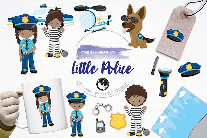 Little Police graphics and illustrations