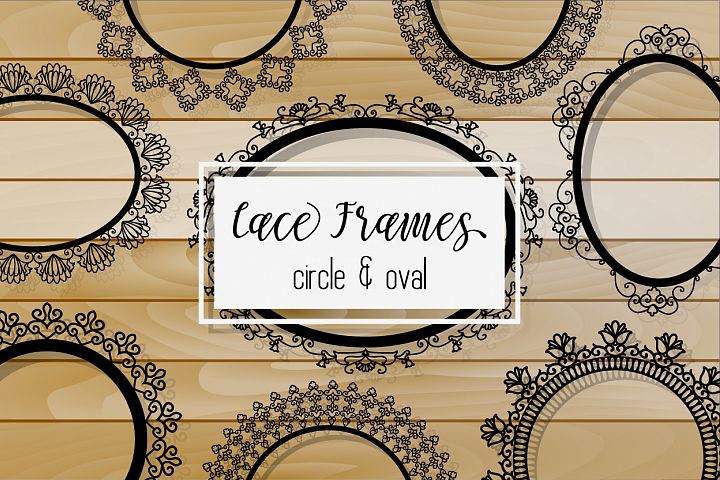 Elegant Lace Borders Frames laser cut Picture Frames Art scr (118365 ...