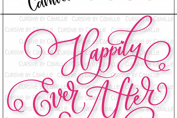 Cursive By Camille | Font Bundles