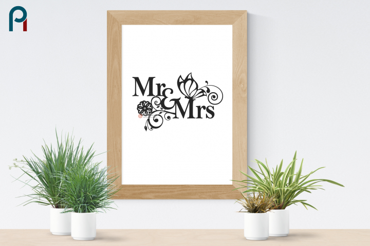 Mr and Mrs SVG, Mr and Mrs Svg File, Wedding Svg File,Vector