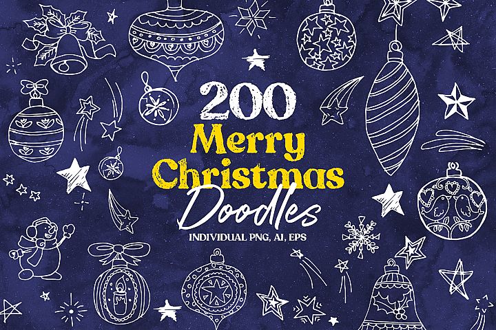 Merry Christmas Doodles
